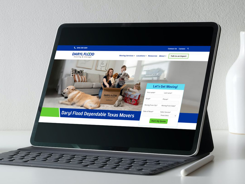 New Daryl Flood Moving & Storage website offers Texas residents ...